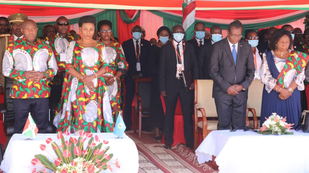 RAIS WA JAMHURI YA BURUNDI, MHE. EVARISTE NDAYISHIMIYE AKIMKARIBISHA ...